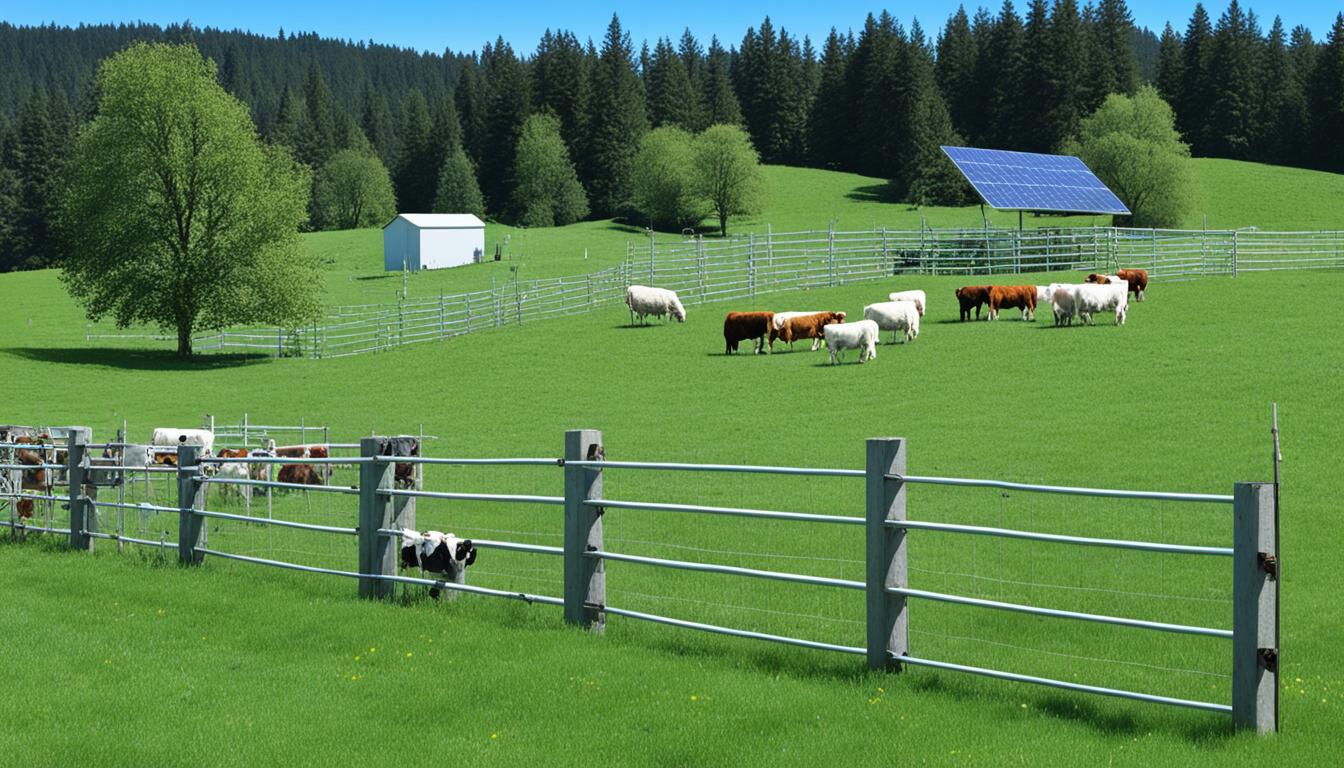 Solar Powered Electric Fence for Cattle Safety - Hik Security